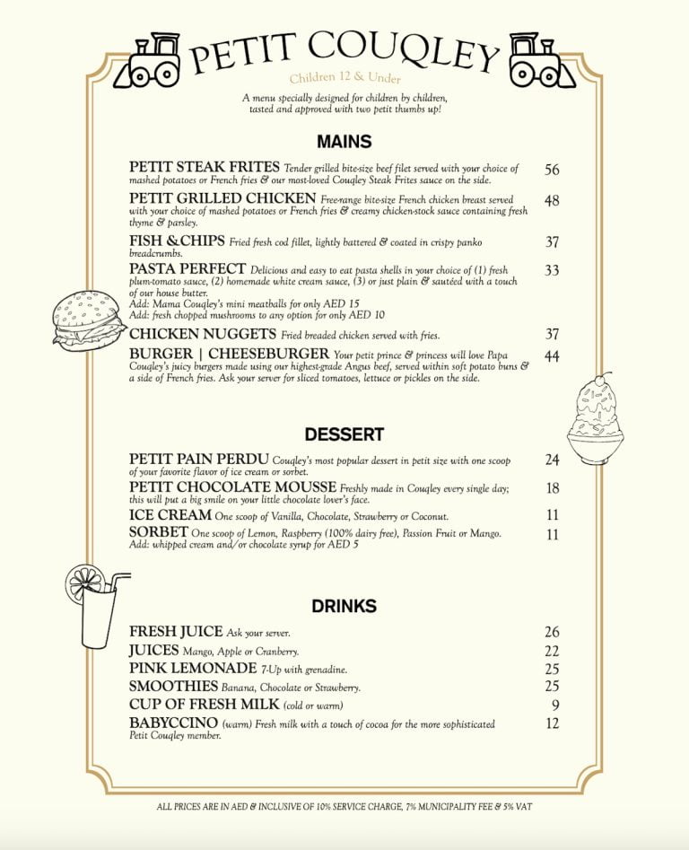 Couqley French Brasserie: French Dining in Downtown Dubai